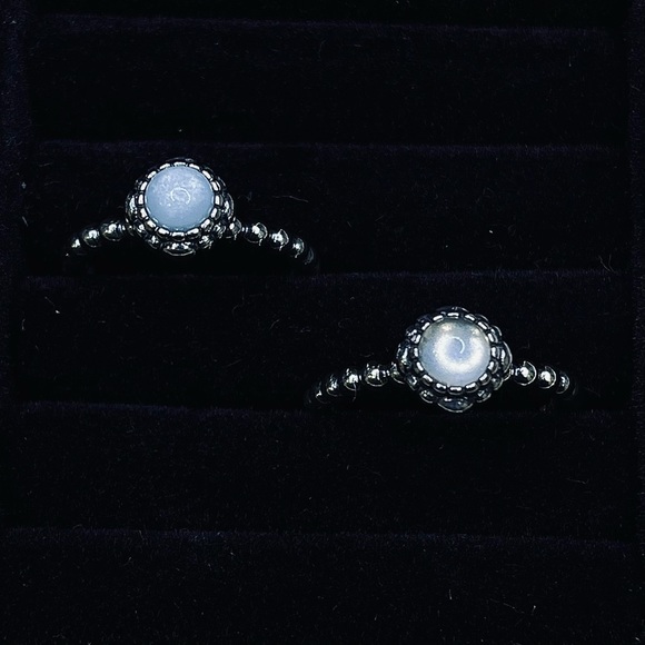 Pandora | Jewelry | Authentic Pandora Stackable Ring Birthstones | Poshmark